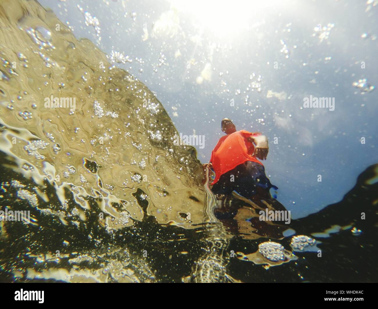 Underwater sky hi-res stock photography and images - Alamy