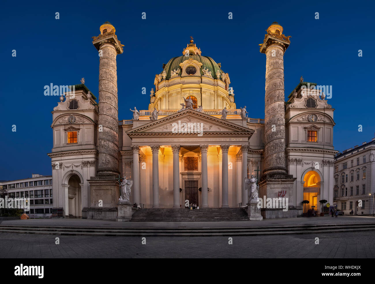 Karlskirche statue hi-res stock photography and images - Alamy