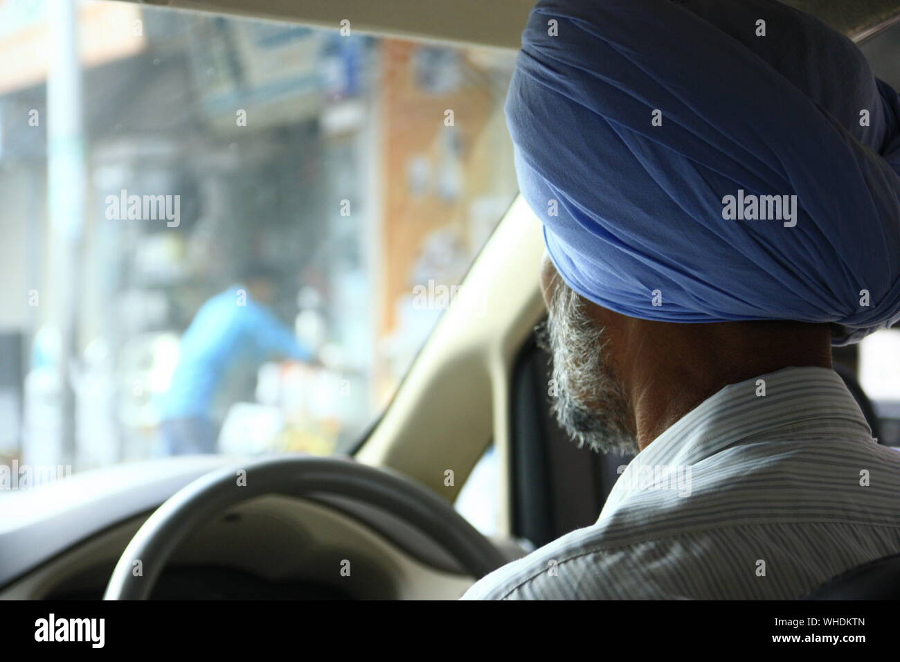 Taxi interior driver hi-res stock photography and images - Alamy