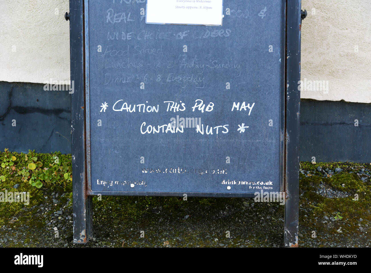 This pub may contain nuts hi-res stock photography and images - Alamy