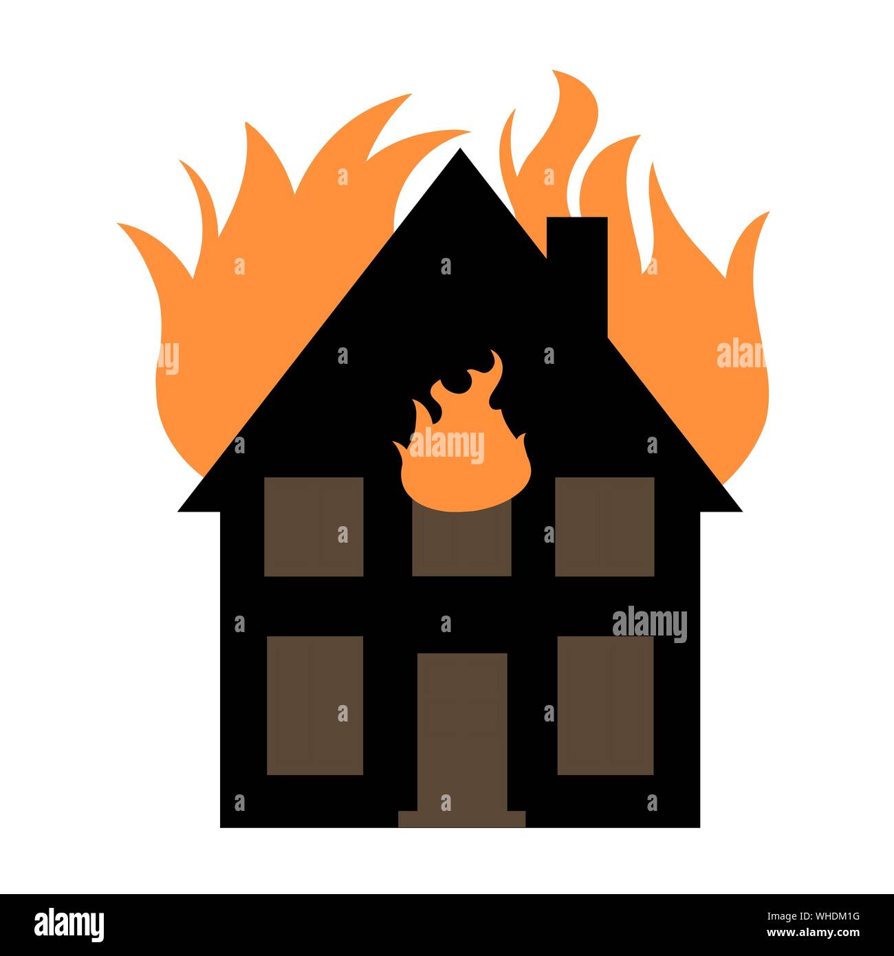Incident blaze Stock Vector Images - Alamy