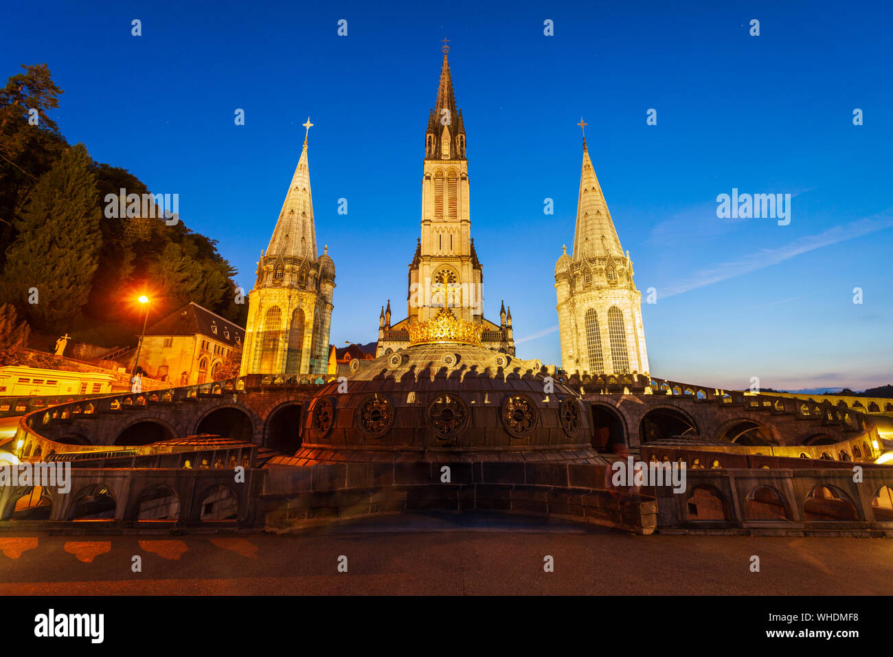 Sanctuary of Our Lady of Lourdes is a roman catholic church in Lourdes ...