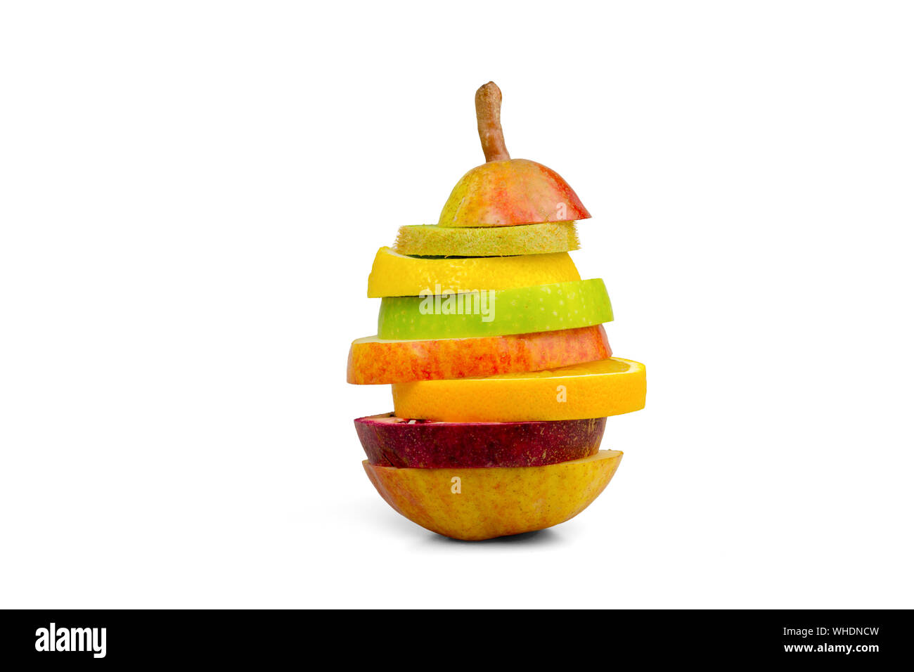 Stacked apple slices hi-res stock photography and images - Alamy