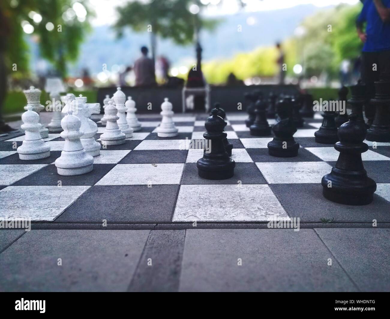 Chess Board On The Floor High Resolution Stock Photography and Images ...