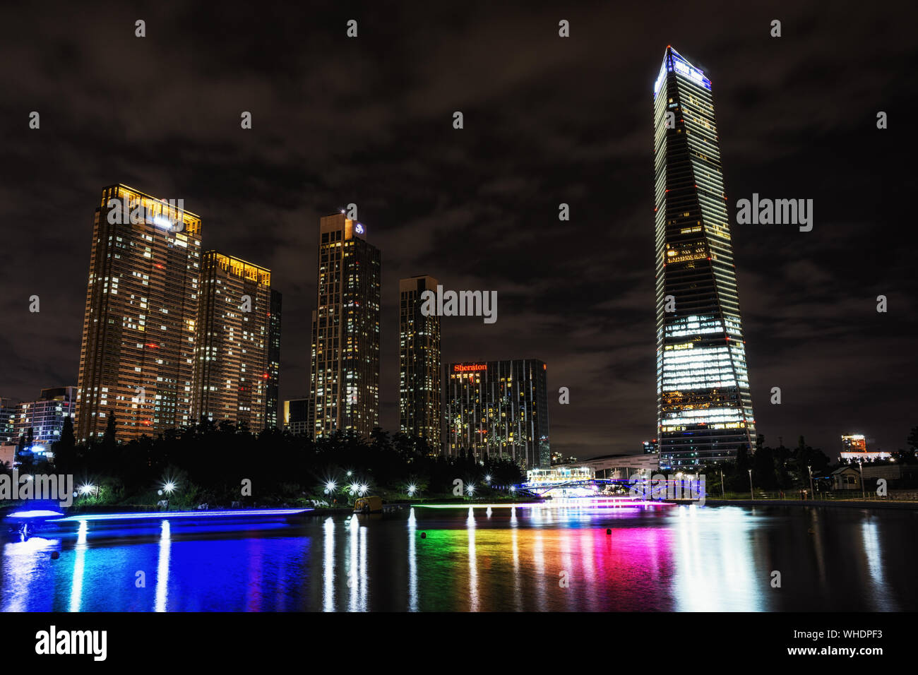 Incheon city night hi-res stock photography and images - Alamy