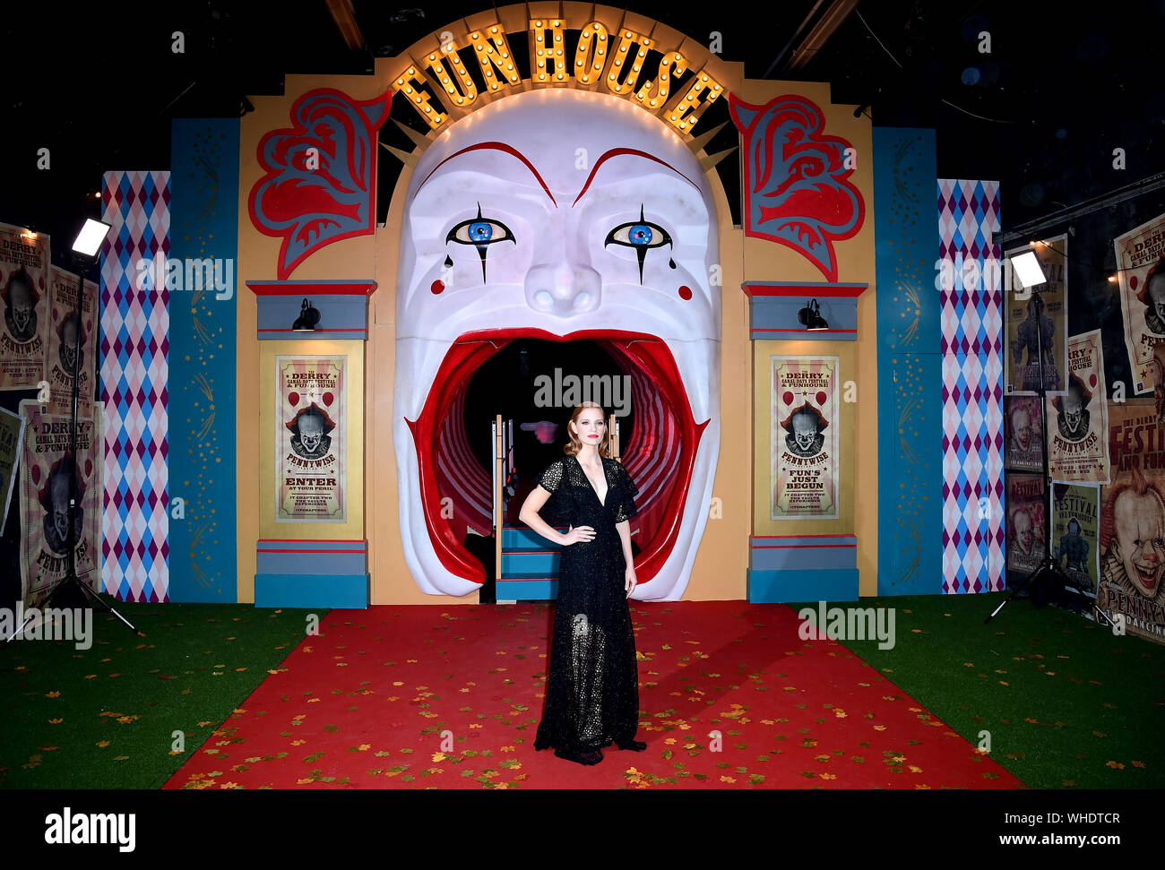 Jessica Chastain attending the IT Chapter Two European Premiere held at ...