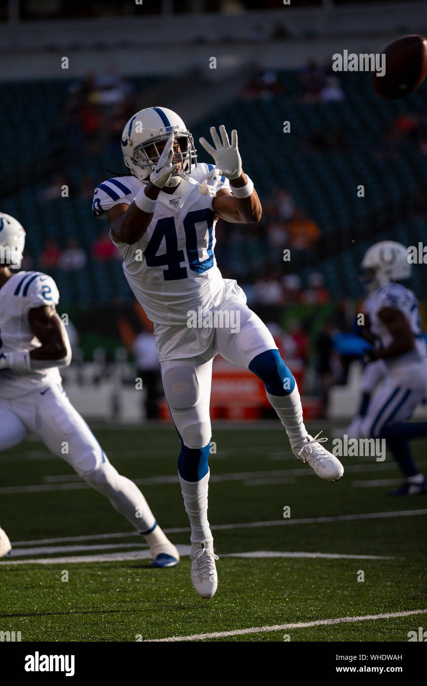 Indianapolis Colts cornerback Isaiah Isaiah Langley (40) during NFL ...