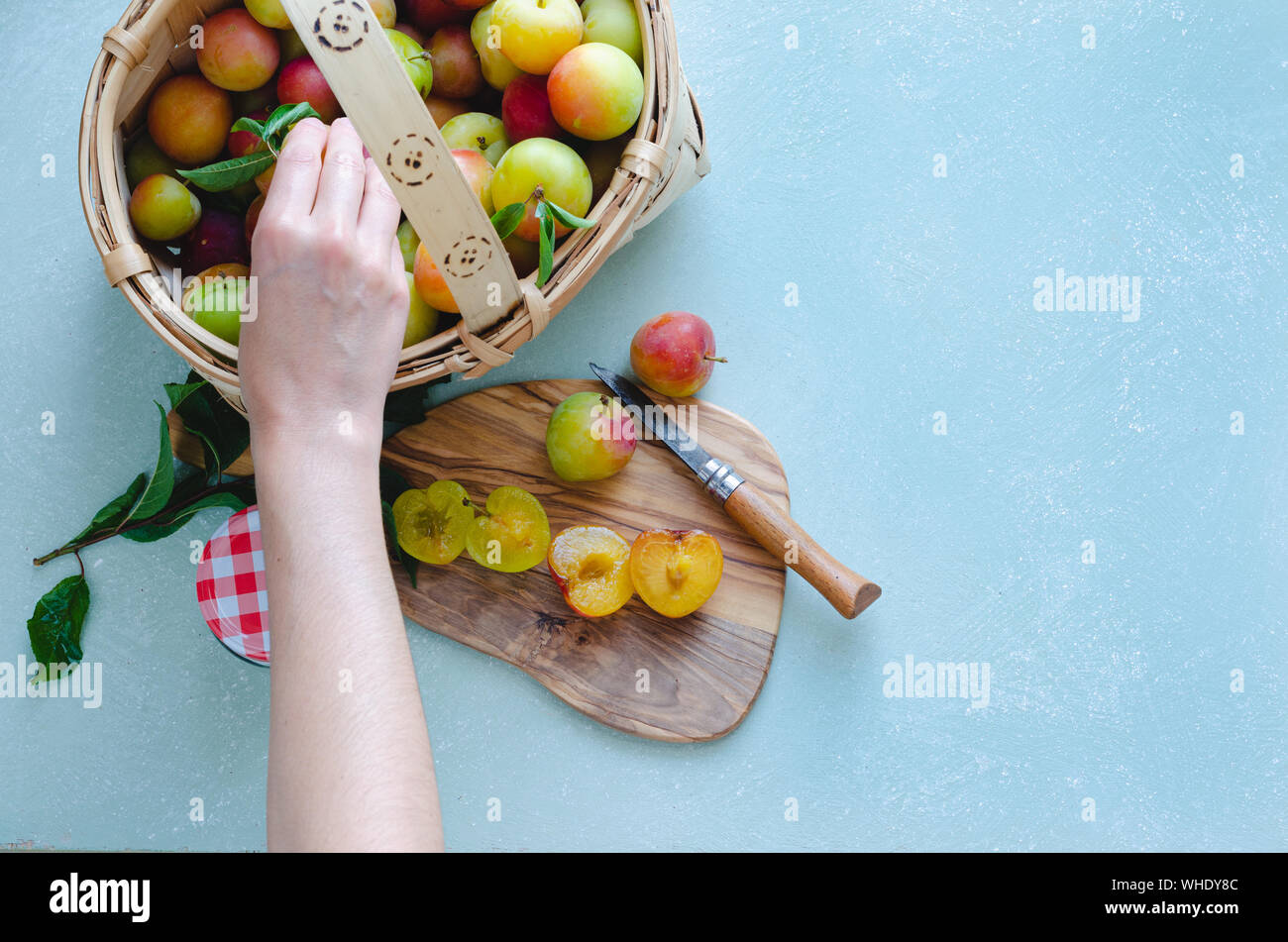 Grabbing fruit hi-res stock photography and images - Alamy
