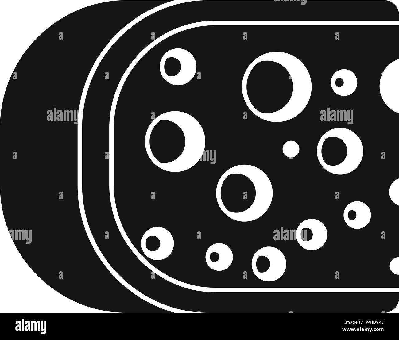 Cheese icon. Simple illustration of cheese vector icon for web design ...