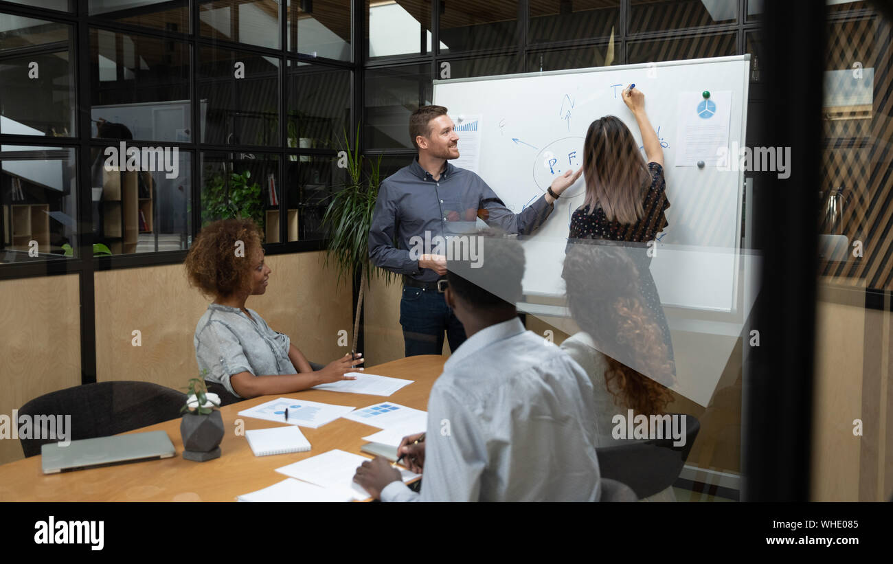 Presentation drawing hi-res stock photography and images - Alamy