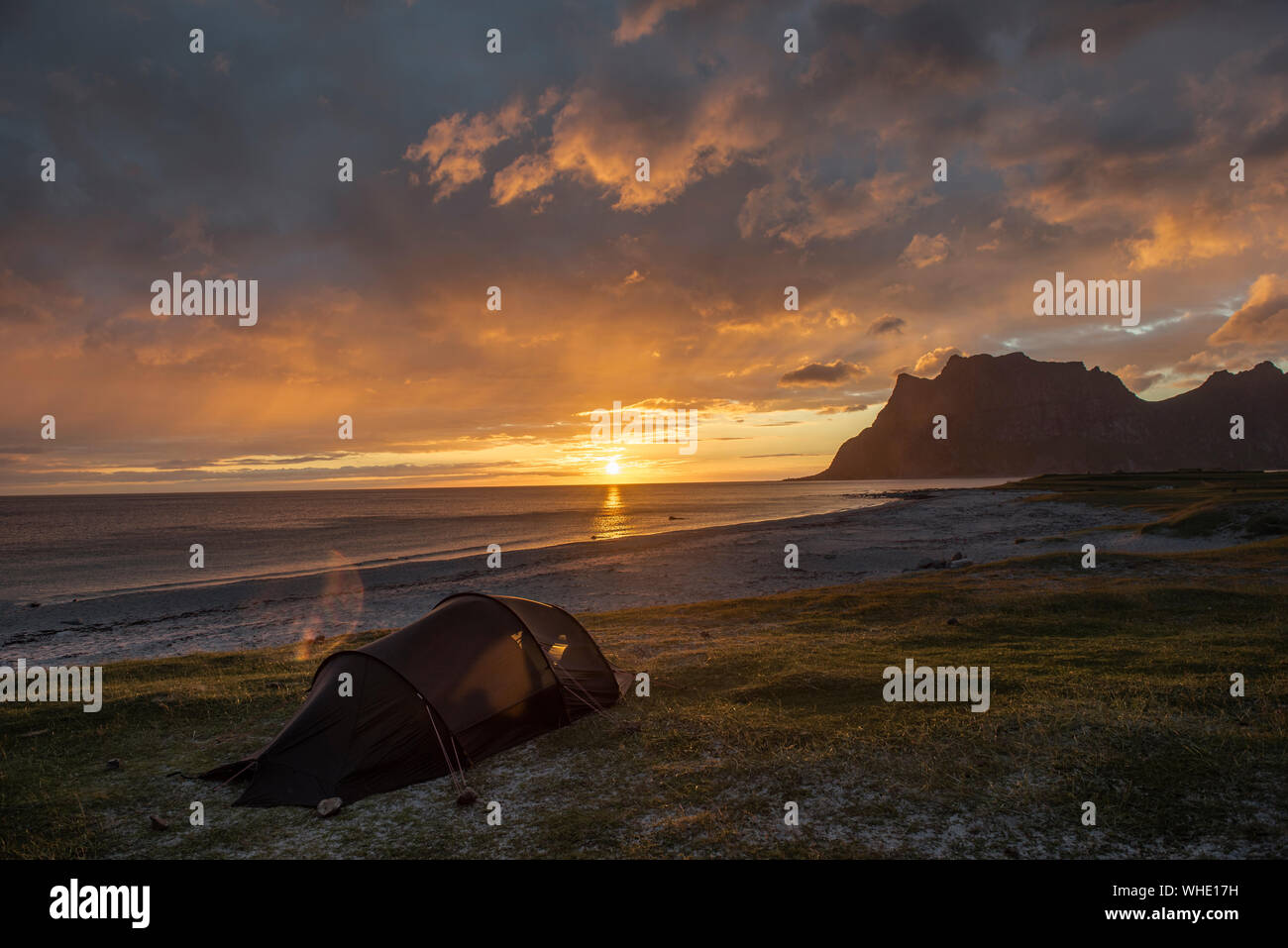 Tent norway summer hi-res stock photography and images - Alamy