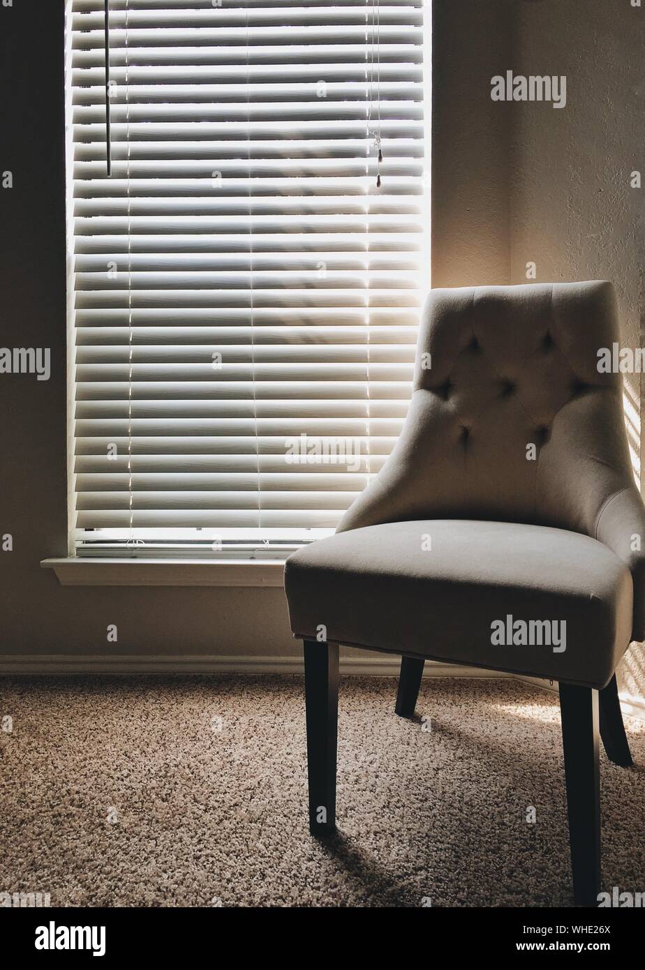 Chair by window hi-res stock photography and images - Alamy