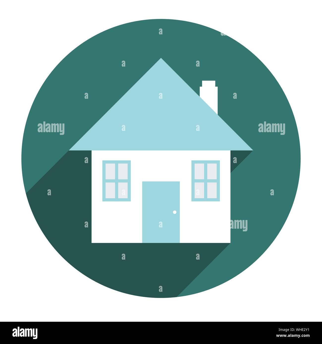 Home vector icon - house design element illustration Stock Vector Image ...