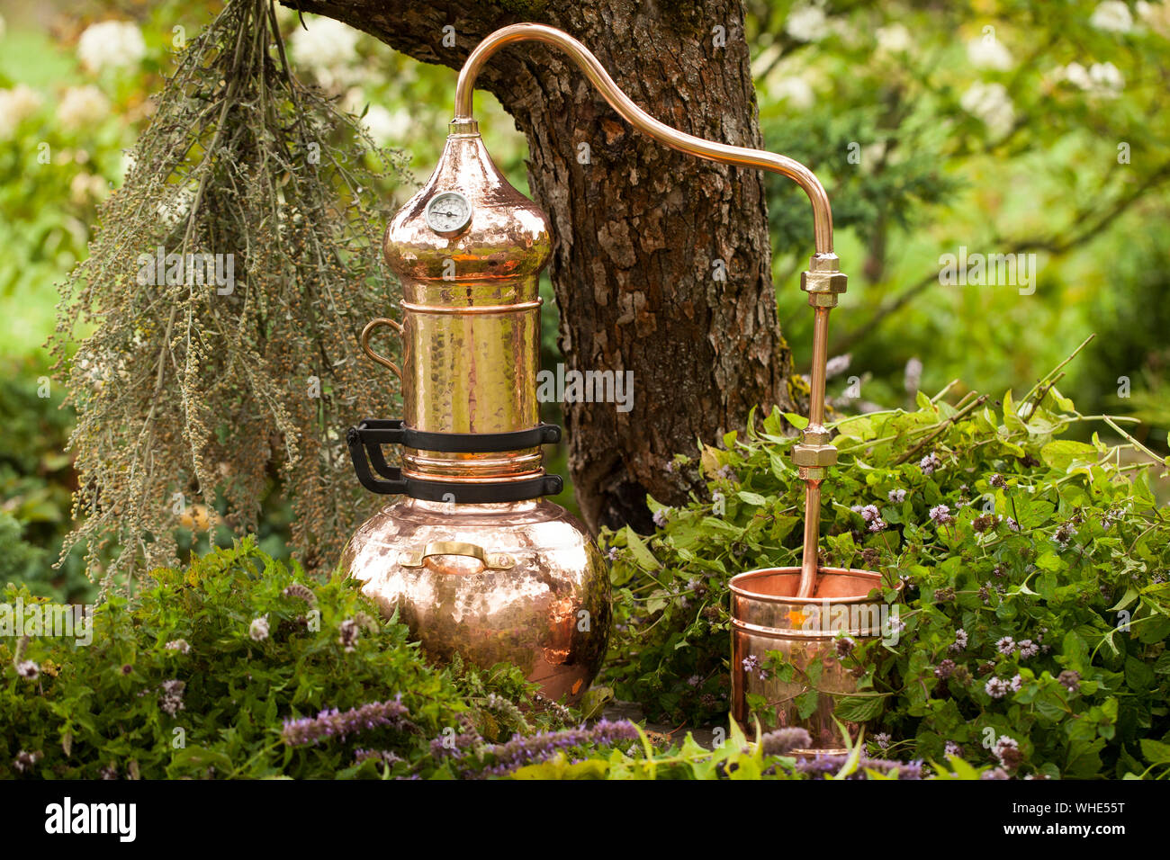 Alembic is a distilling apparatus of Arabic origin which may be used to ...