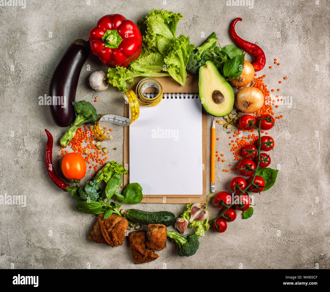 Healthy background of vegetable. Concept of genuine food Stock Photo ...