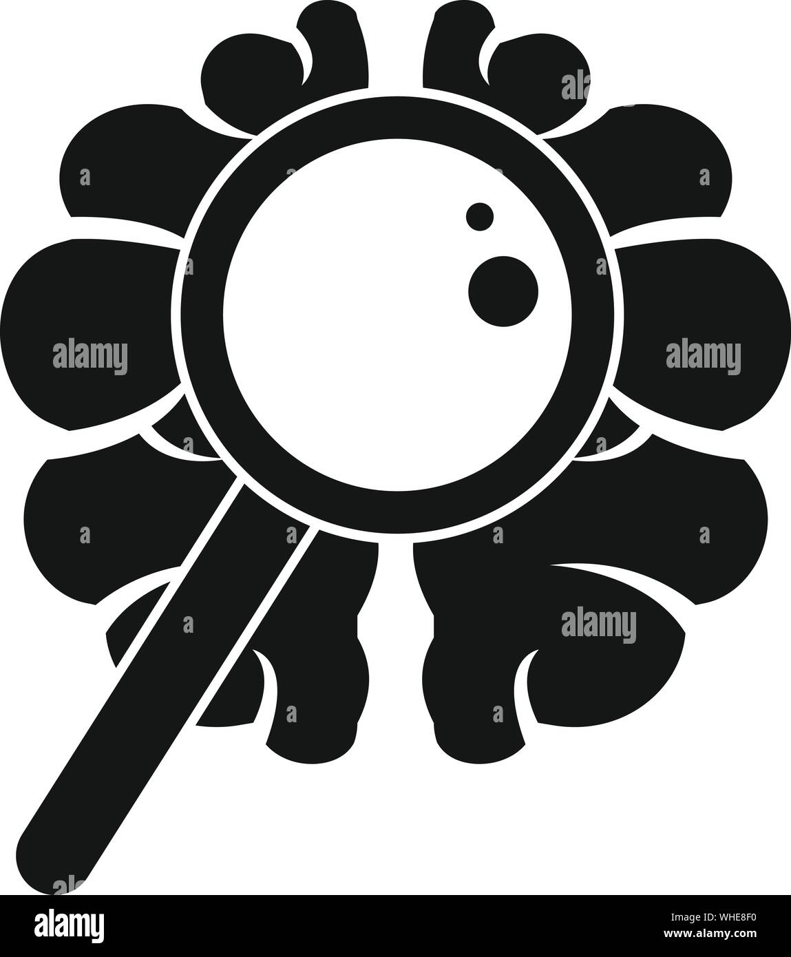 Brain dementia icon. Simple illustration of brain dementia vector icon ...