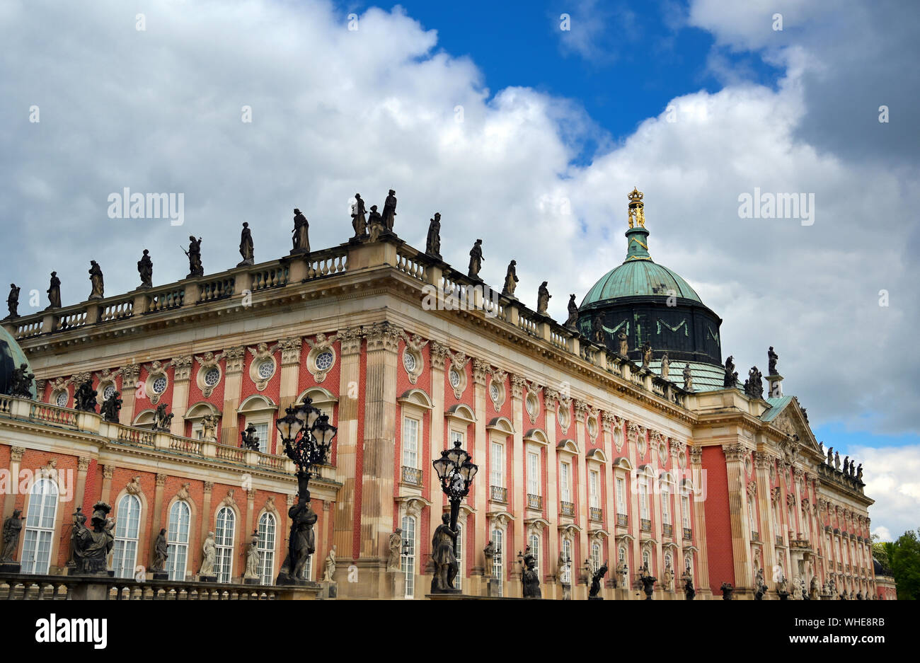 The New Palace in Sanssouci Park located in Potsdam, Germany Stock ...