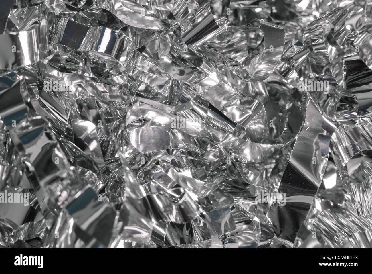 silver shiny metallic foil background for holidays packaging. Christmas ...