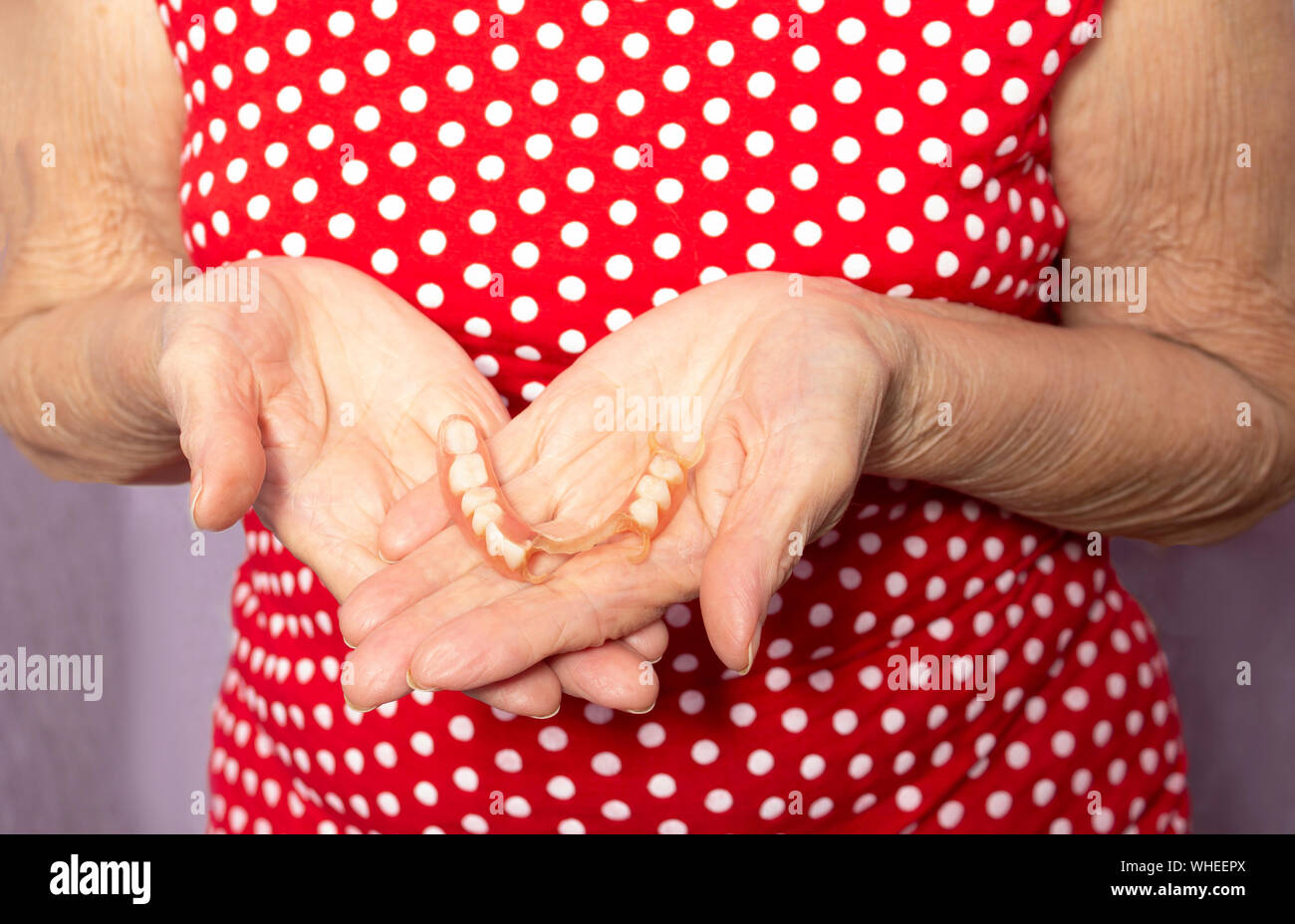 flexible nylon denture Stock Photo - Alamy