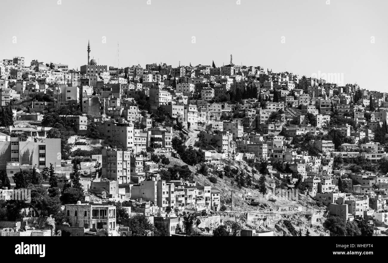 Amman mosque Black and White Stock Photos & Images - Alamy