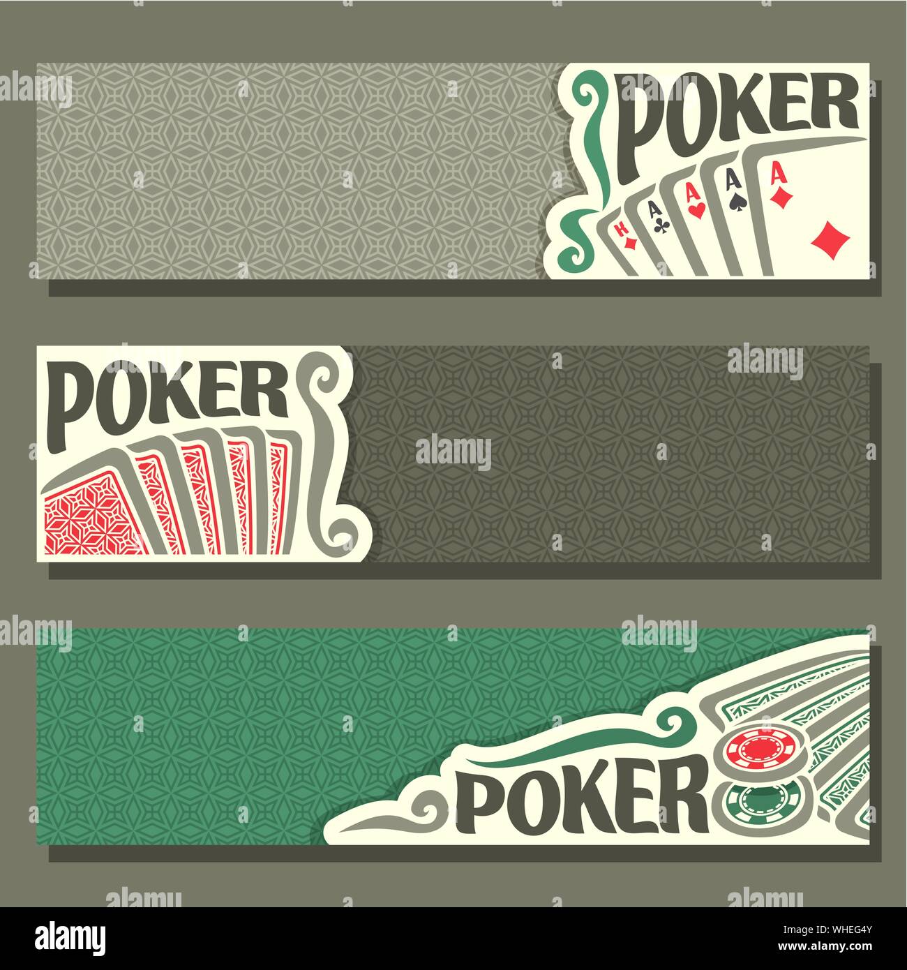 Playing cards vector vectors hi-res stock photography and images - Alamy