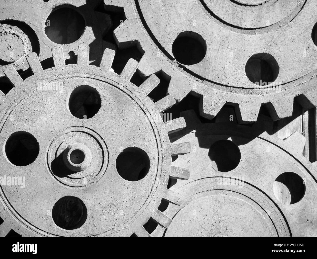 Old industrial gears hi-res stock photography and images - Alamy