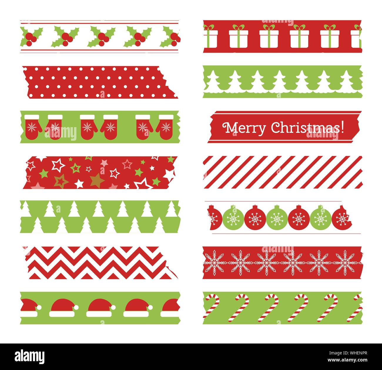 Colored christmas candy cane Stock Vector Images - Alamy