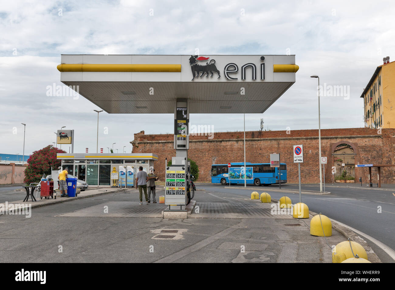 Logo italian eni energy company hi-res stock photography and images - Alamy