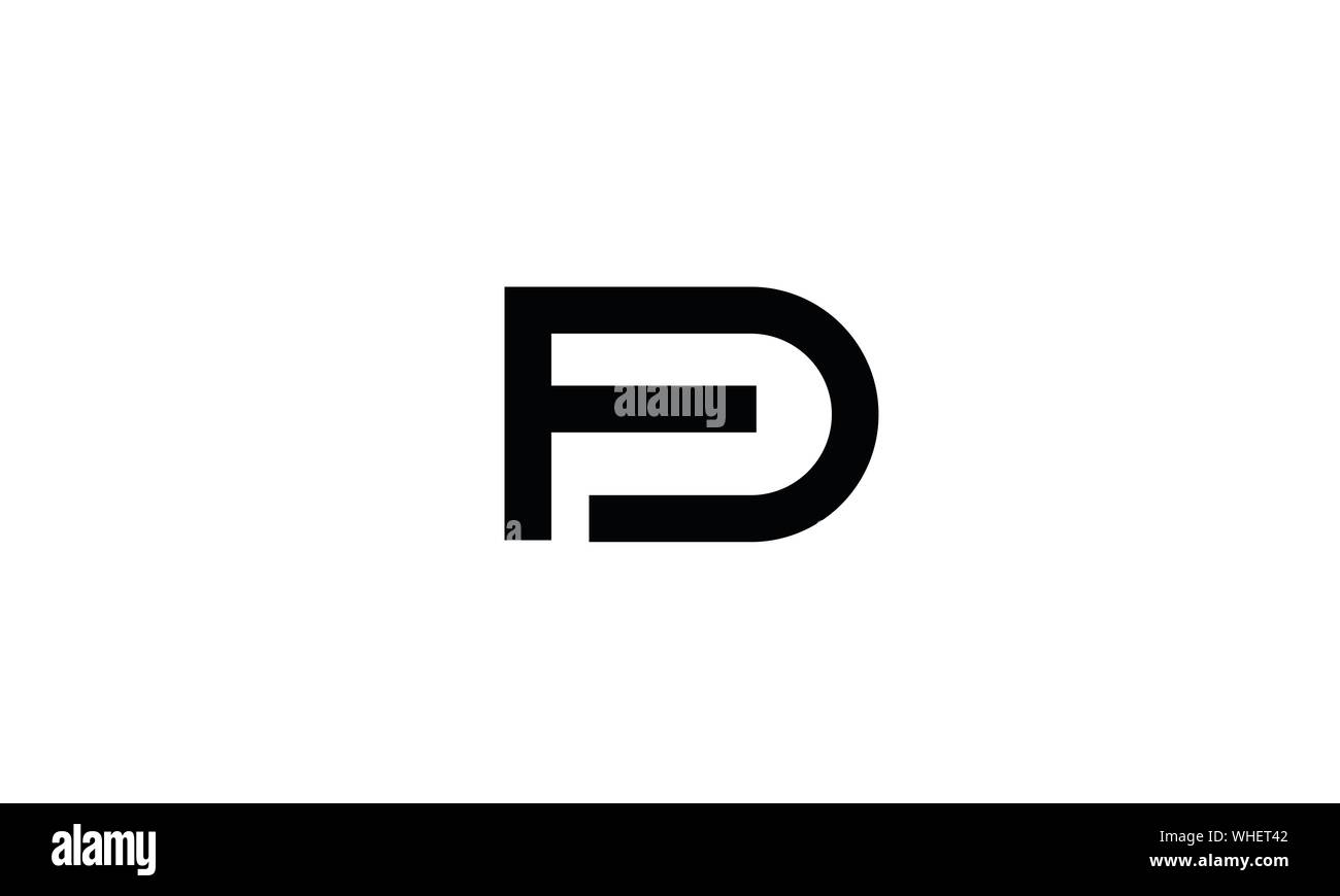 Monogram f d Stock Vector Images - Alamy