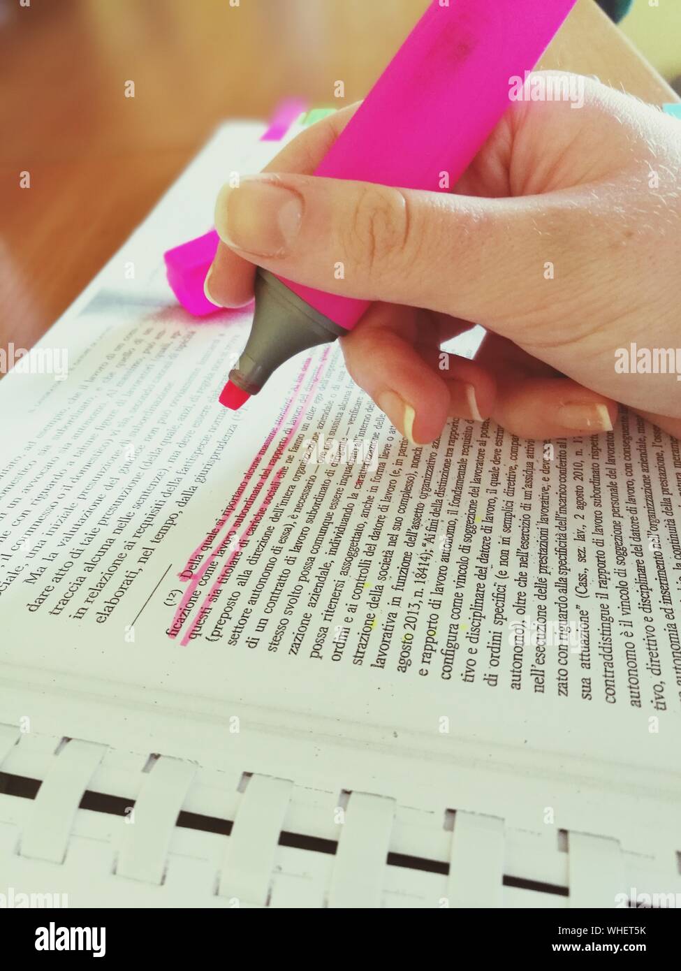 Book Marking High Resolution Stock Photography and Images - Alamy