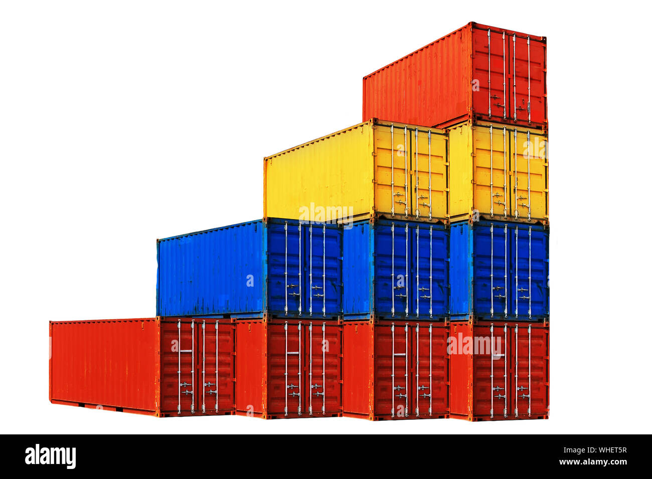 Colorful Shipping Containers High Resolution Stock Photography and ...