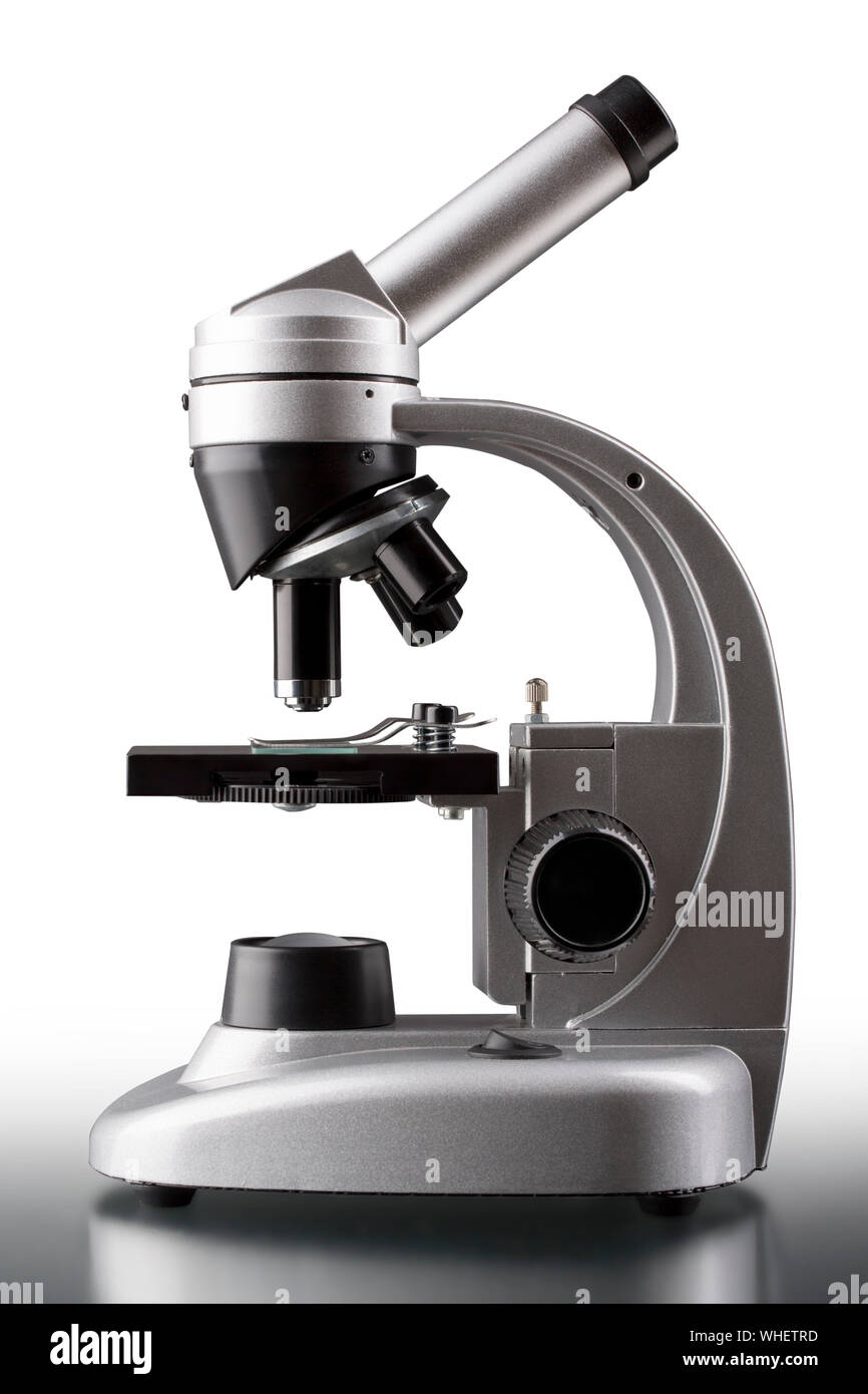 Microscope White Background High Resolution Stock Photography and ...