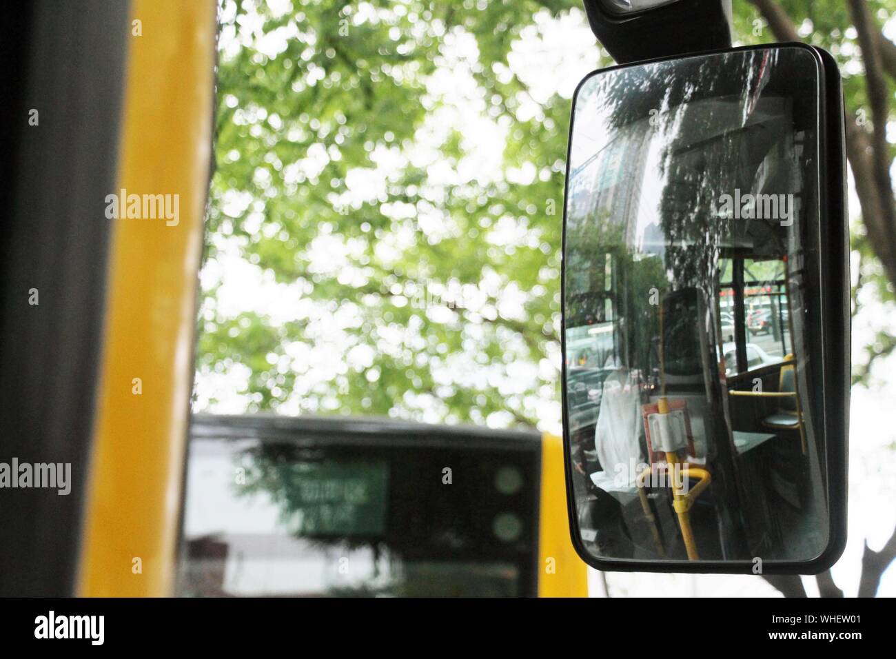 Bus mirror hi-res stock photography and images - Alamy