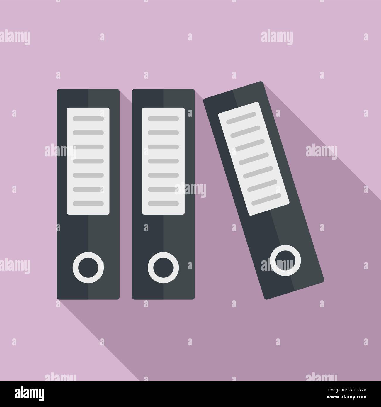 Archive folder icon. Flat illustration of archive folder vector icon ...