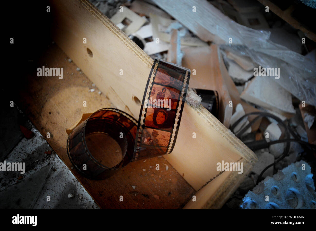 Film reel damaged hi-res stock photography and images - Alamy