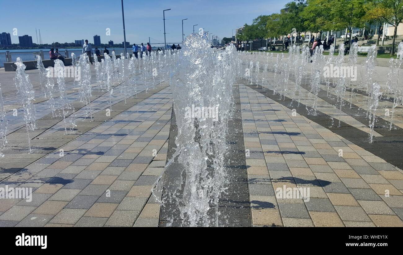Row Of Fountains High Resolution Stock Photography and Images - Alamy