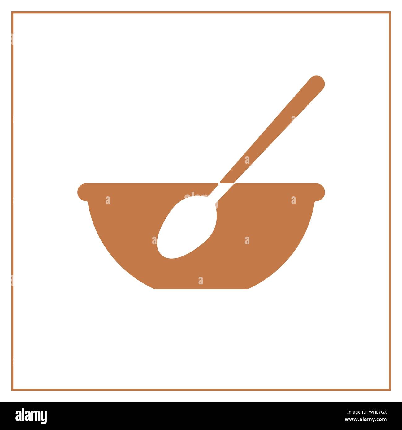 Spoon logo vector vectors hi-res stock photography and images - Alamy
