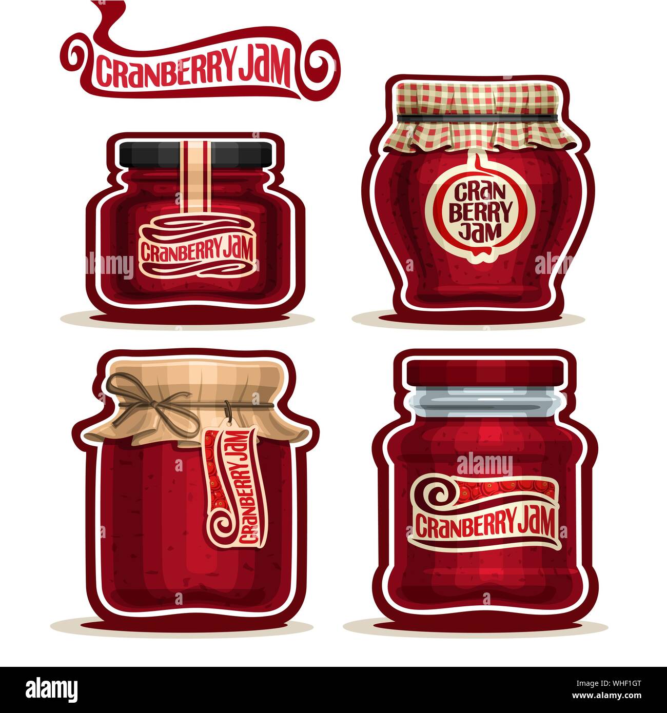 Cranberry string Stock Vector Images - Alamy