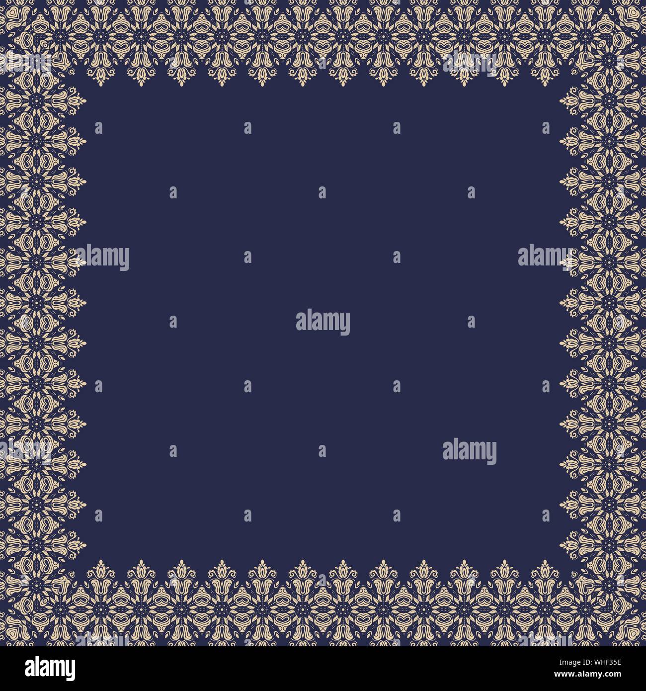 Floral Vector Fine Frame Stock Vector Image & Art - Alamy