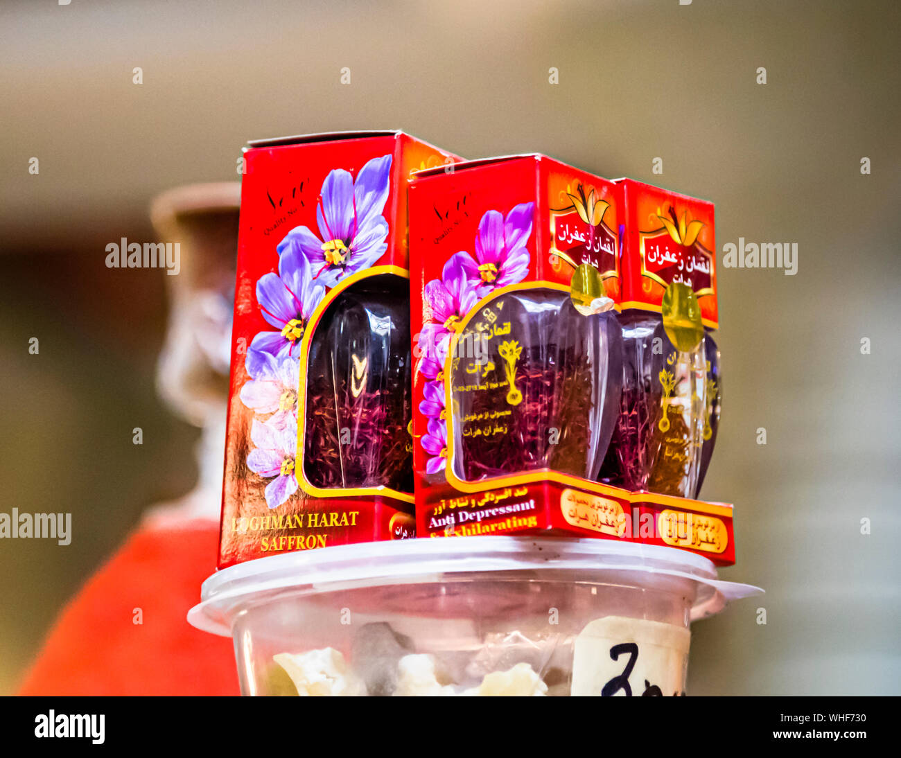 Afghan saffron on Main Market Hall in Dushanbe, Capital City of ...