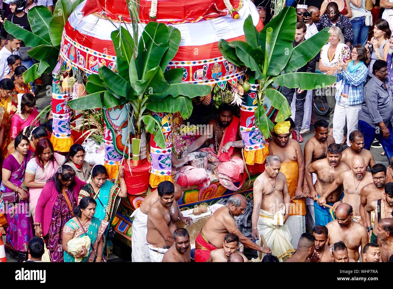 Ganesh Chaturthi, elephant-headed deity, Ganesha, parade, birthday of ...