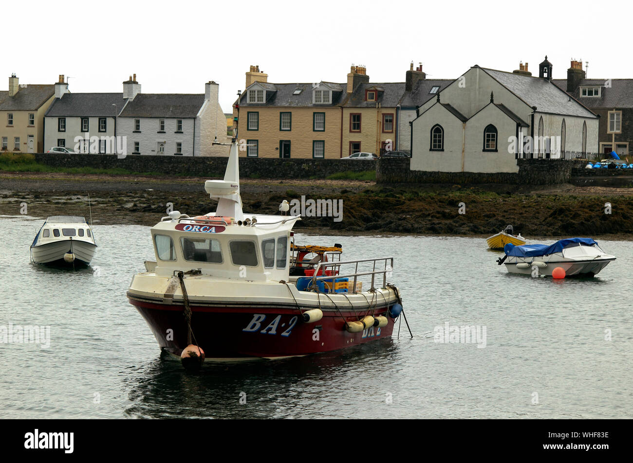 Boats, Isle of Whithorn, Dumfries & Galloway, Scotland, UK Stock Photo ...
