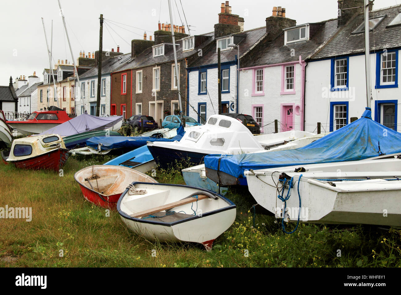 Boatyard, Isle of Whithorn, Dumfries & Galloway, Scotland, UK Stock ...