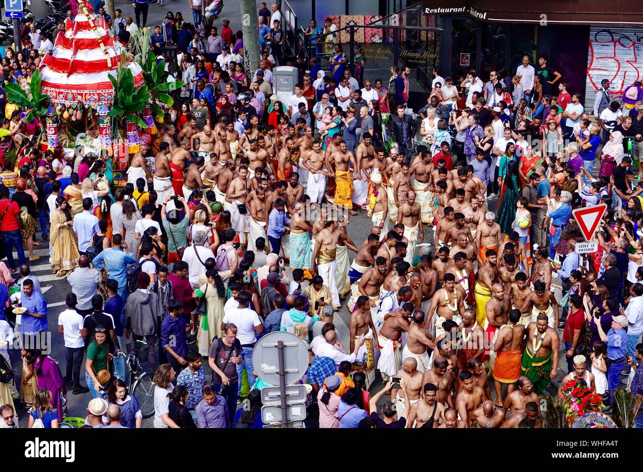 Ganesh Chaturthi, elephant-headed deity, Ganesha, parade, birthday of ...
