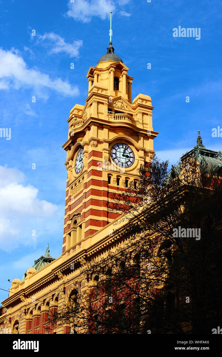Melbourne clock tower hi-res stock photography and images - Alamy