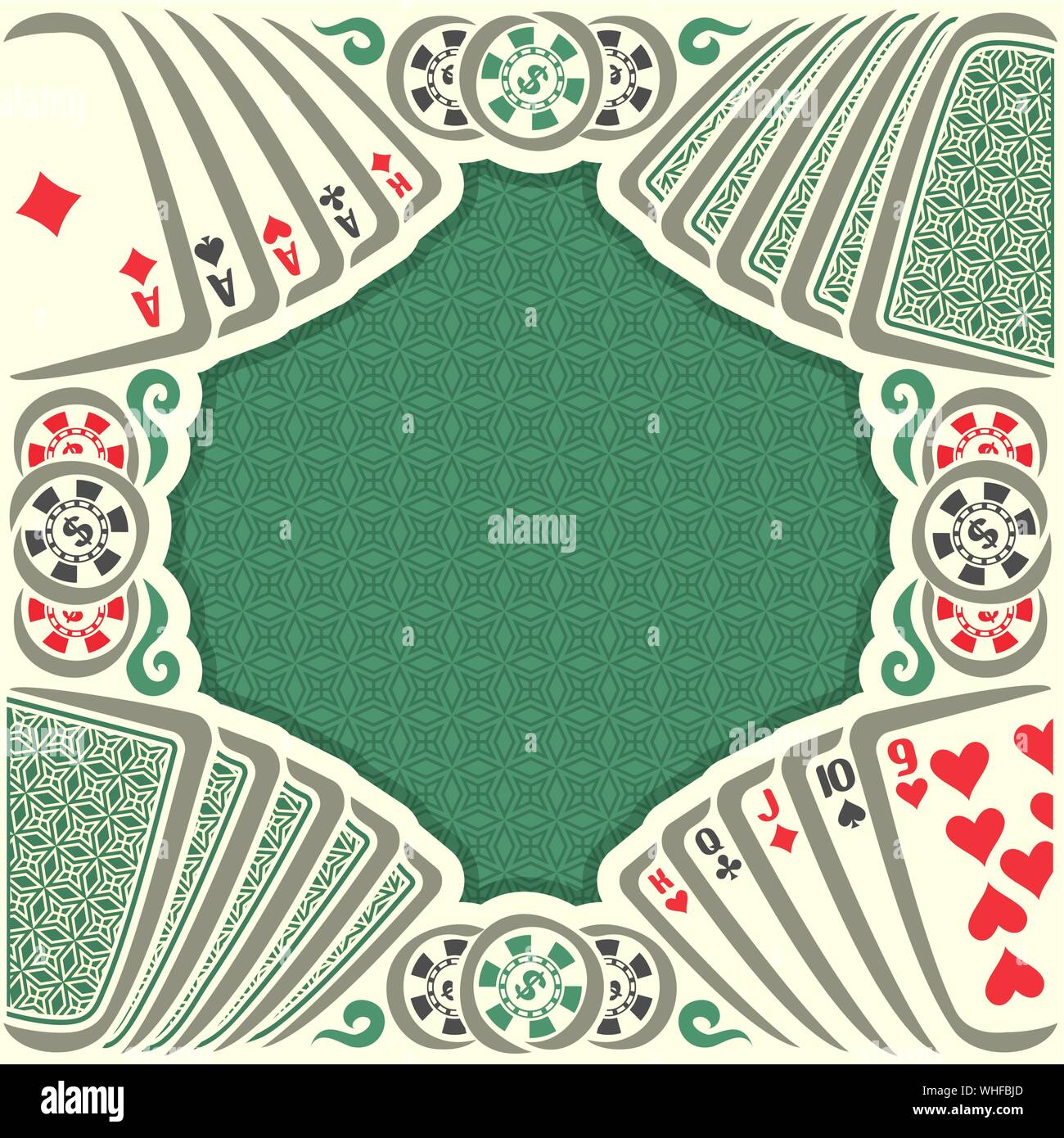 Vintage Playing Cards Vector
