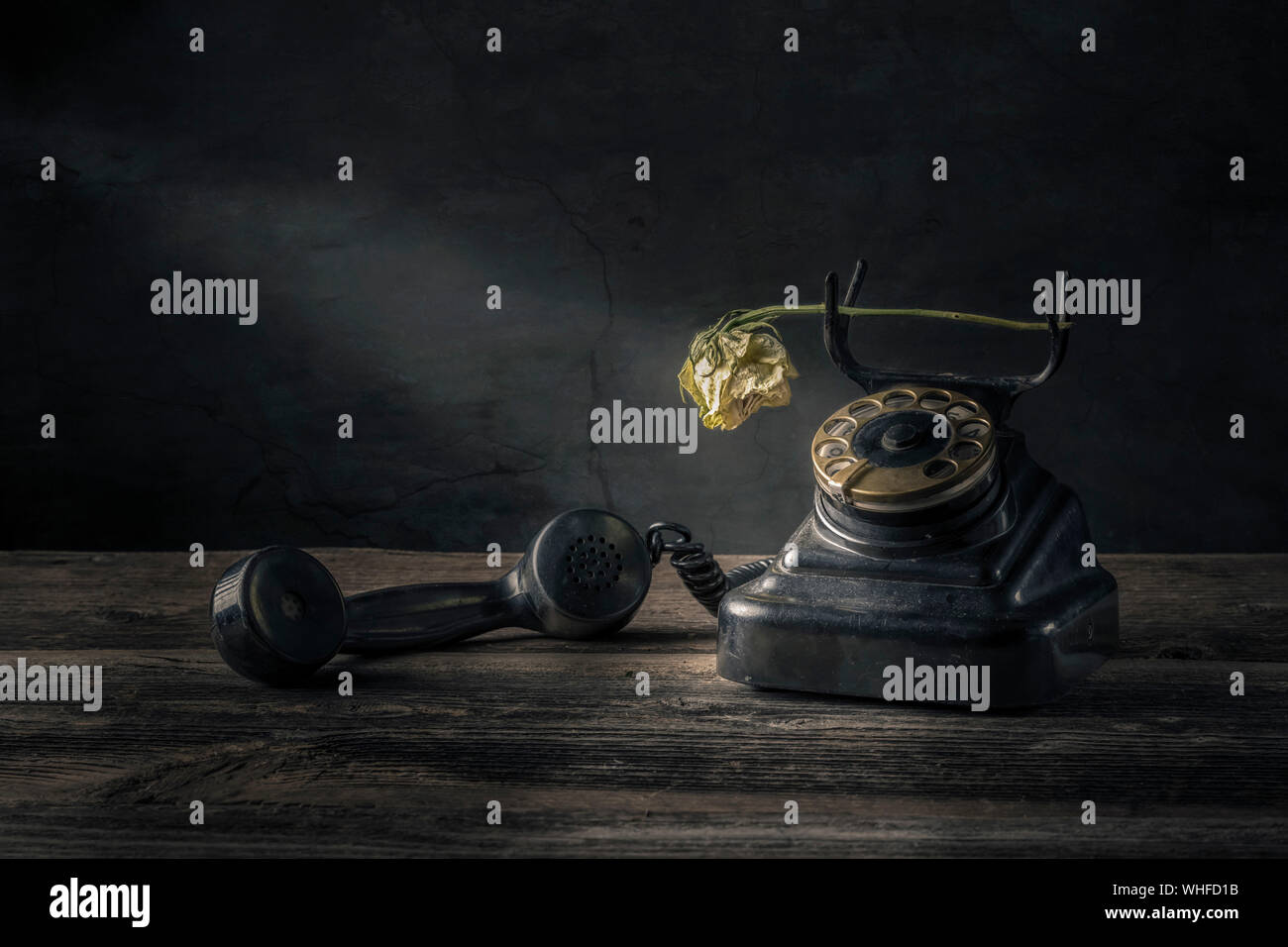 Old phone background hi-res stock photography and images - Alamy