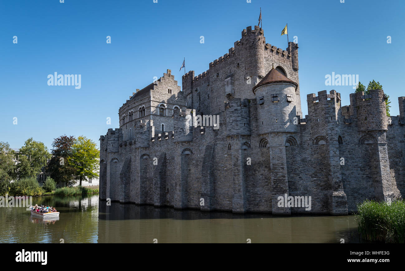 Gravensteen Castle, Gent, Belgium Stock Photo - Alamy