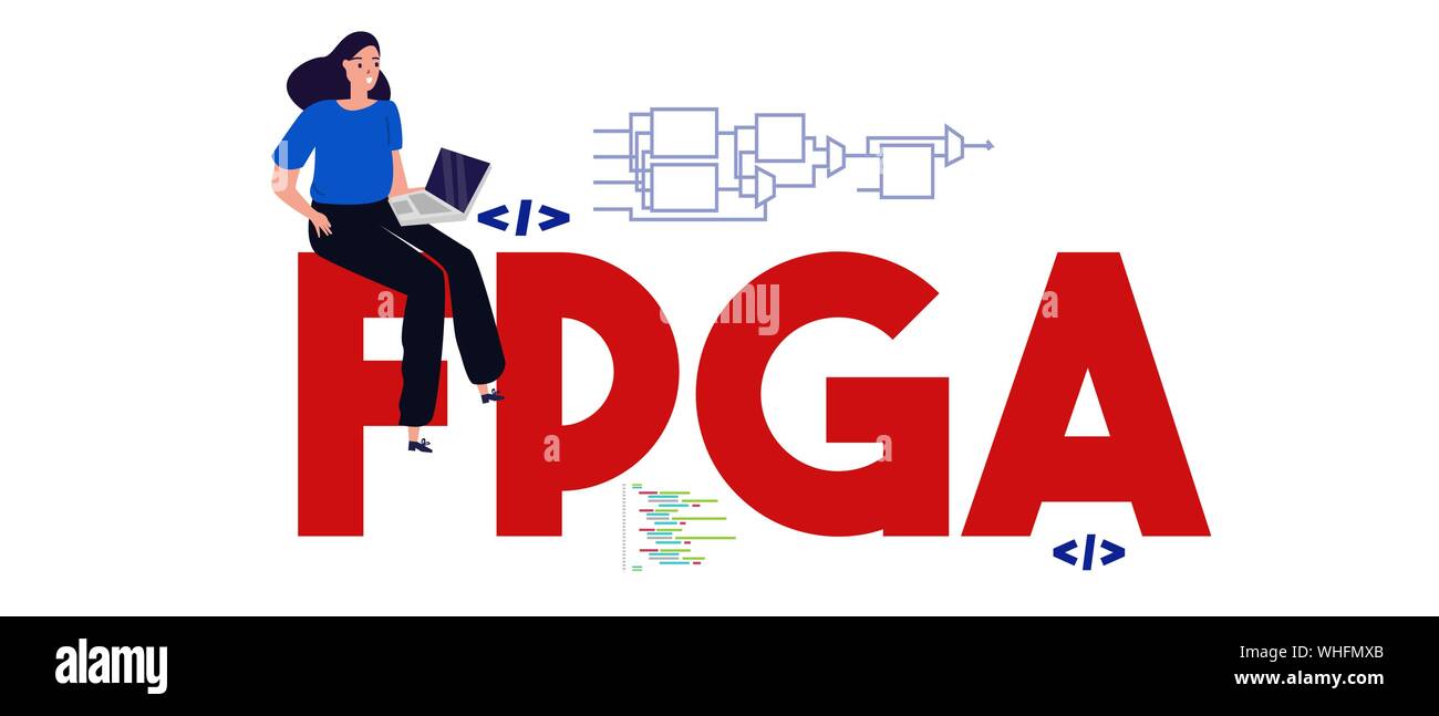 Fpga background Stock Vector Images - Alamy