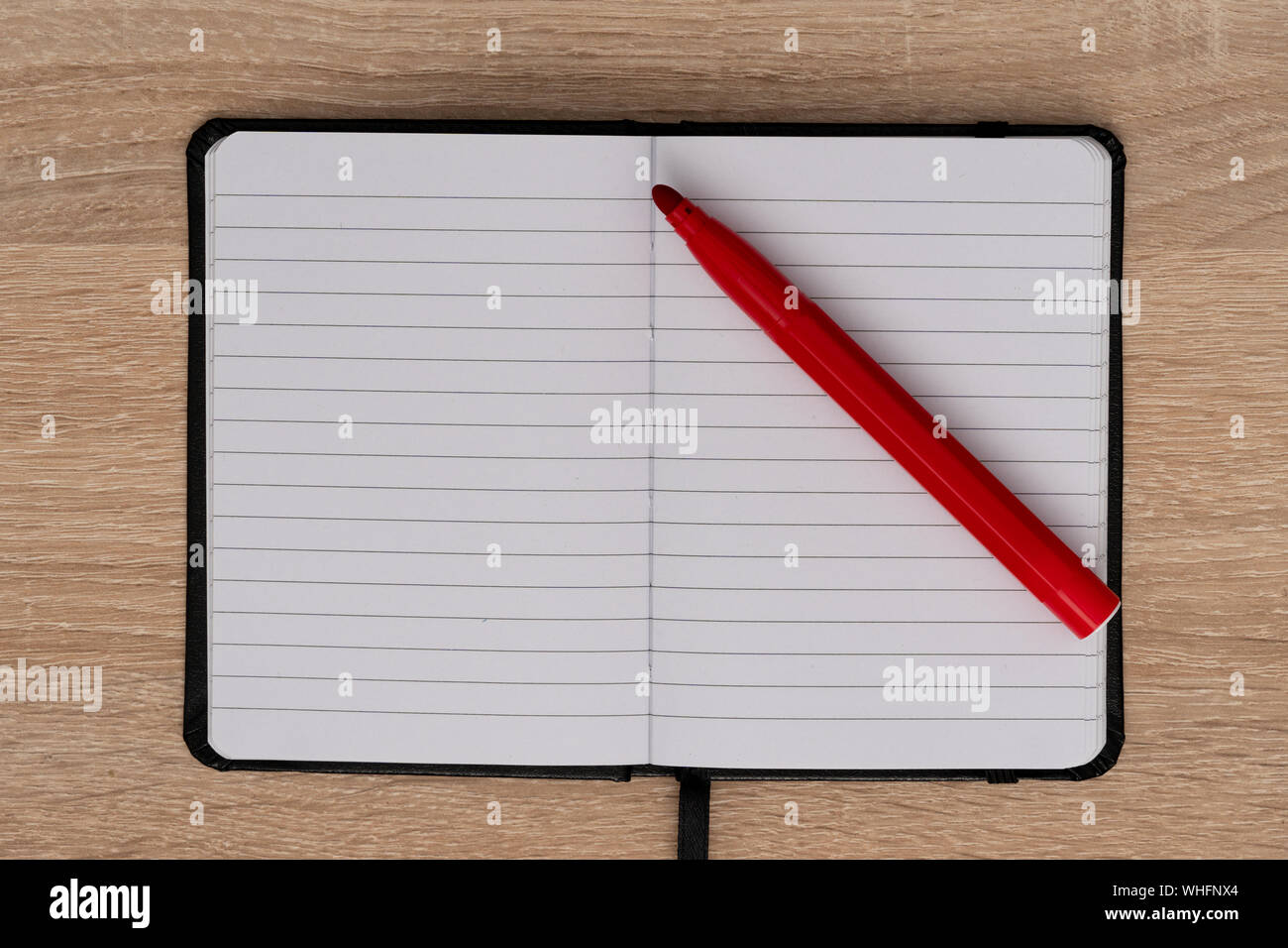 Open red felt tip hi-res stock photography and images - Alamy